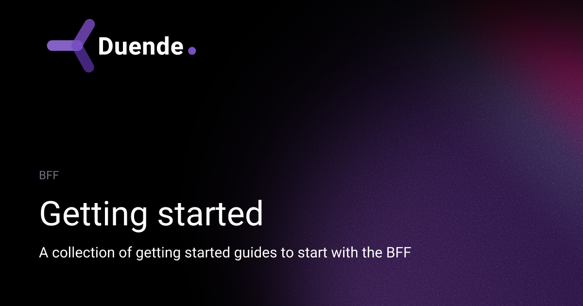 Getting started | Duende Software Docs
